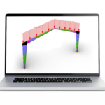 Tapered frame with results – Consteel