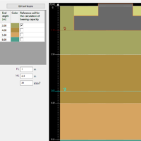 Calculate support settlement – Consteel