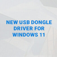 New USB dongle driver for Windows 11