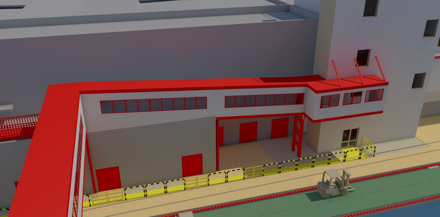 Case study on a pedestrian bridge support structure
